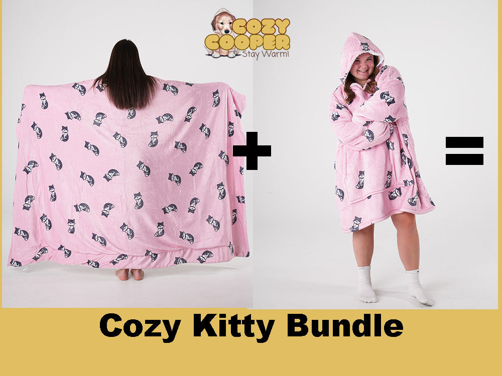Hoodie/Blanket Cozy Kitty – Cozy Cooper